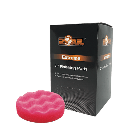 ROAR Extreme 3" Medium Waffle Foam Finishing Pads - Pack of 5 only £8.27