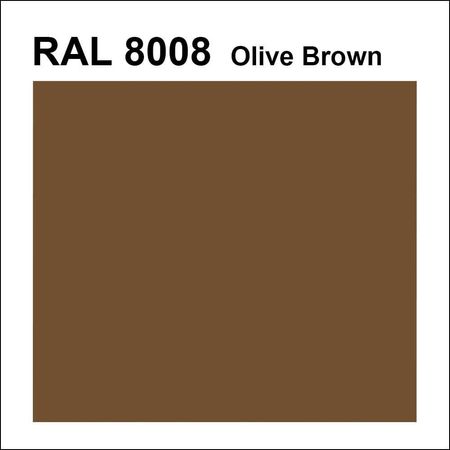 Topcoat / Flowcoat RAL 8008 Olive Brown from £15.55
