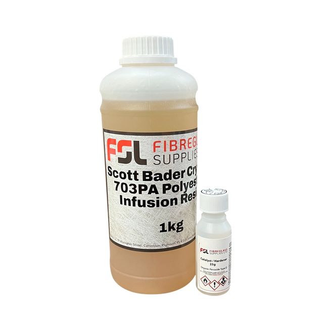 Scott Bader Crystic 703PA Fast Gel Polyester Infusion Resin (Inc ...