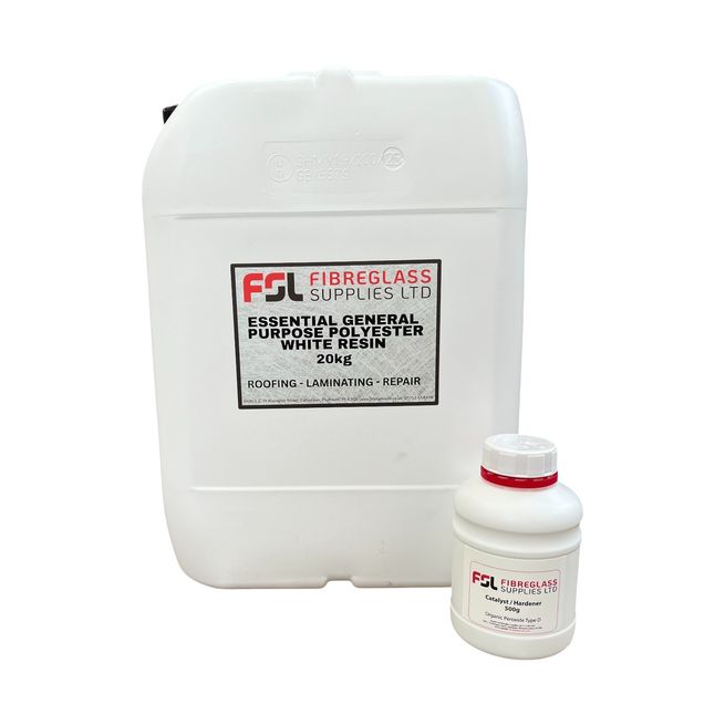 Essential General Purpose Polyester Resin - White (Inc Catalyst) from £6.24