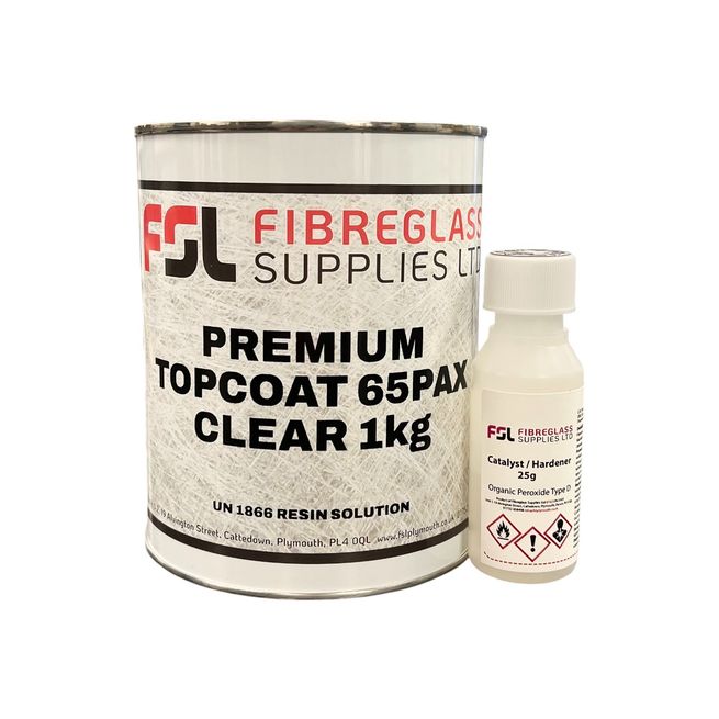 Clear Topcoat - 65PAX (Inc Catalyst) from £11.00